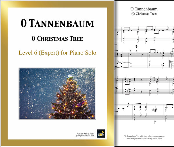 O Tannenbaum (O Christmas Tree): Very advanced piano sheet music